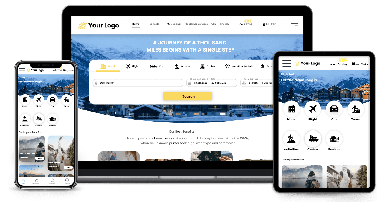 World's Best White Label Travel Platform| Custom Travel Solutions